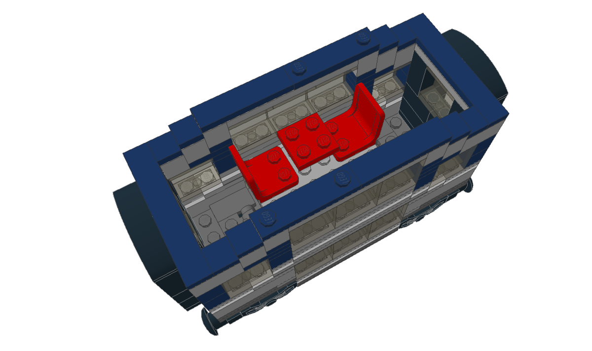 Double-decker passenger car / 2階建て客車 - brickbook