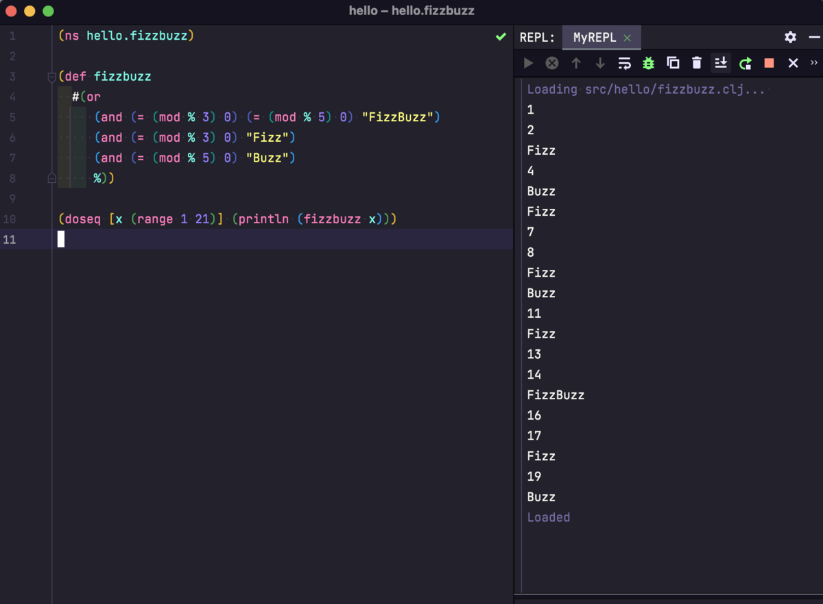 Clojure の勉強をしつつ FizzBuzz で息抜き - Mitsuyuki.Shiiba