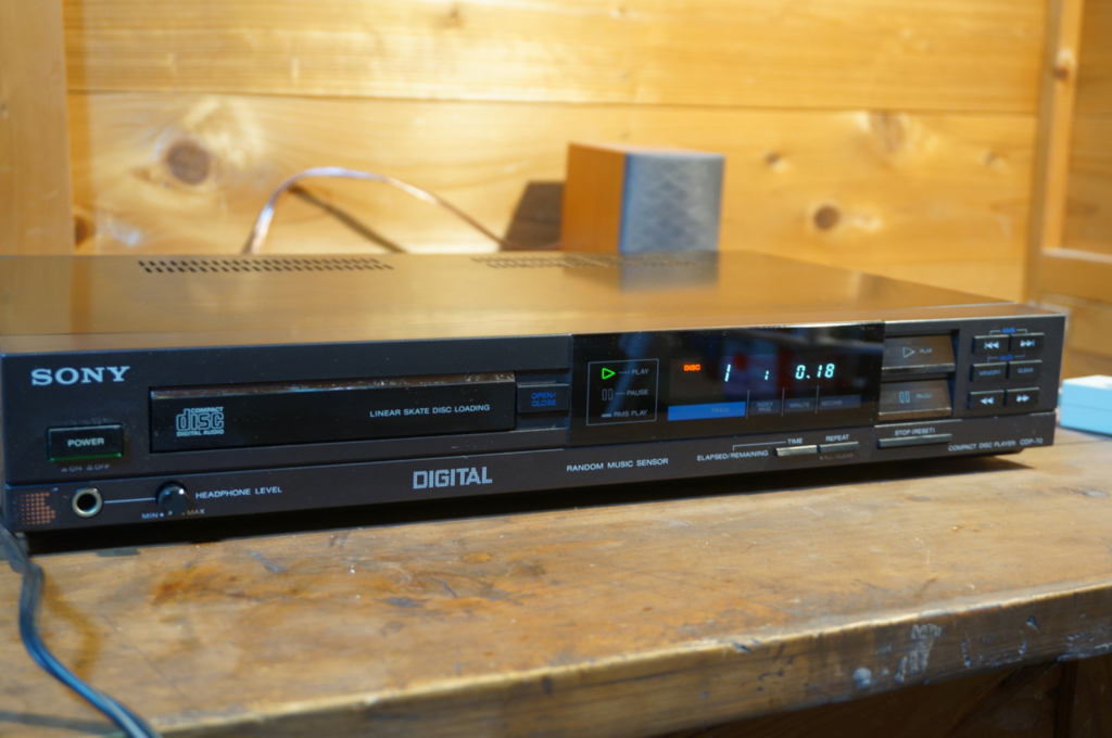 SONY CDP-70 まともに動くCDプレーヤーを買った - 古いものが好き