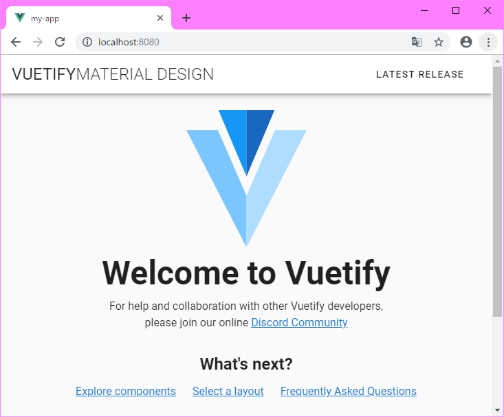 Vueプロジェクトマネージャ起動 - buto > /dev/null