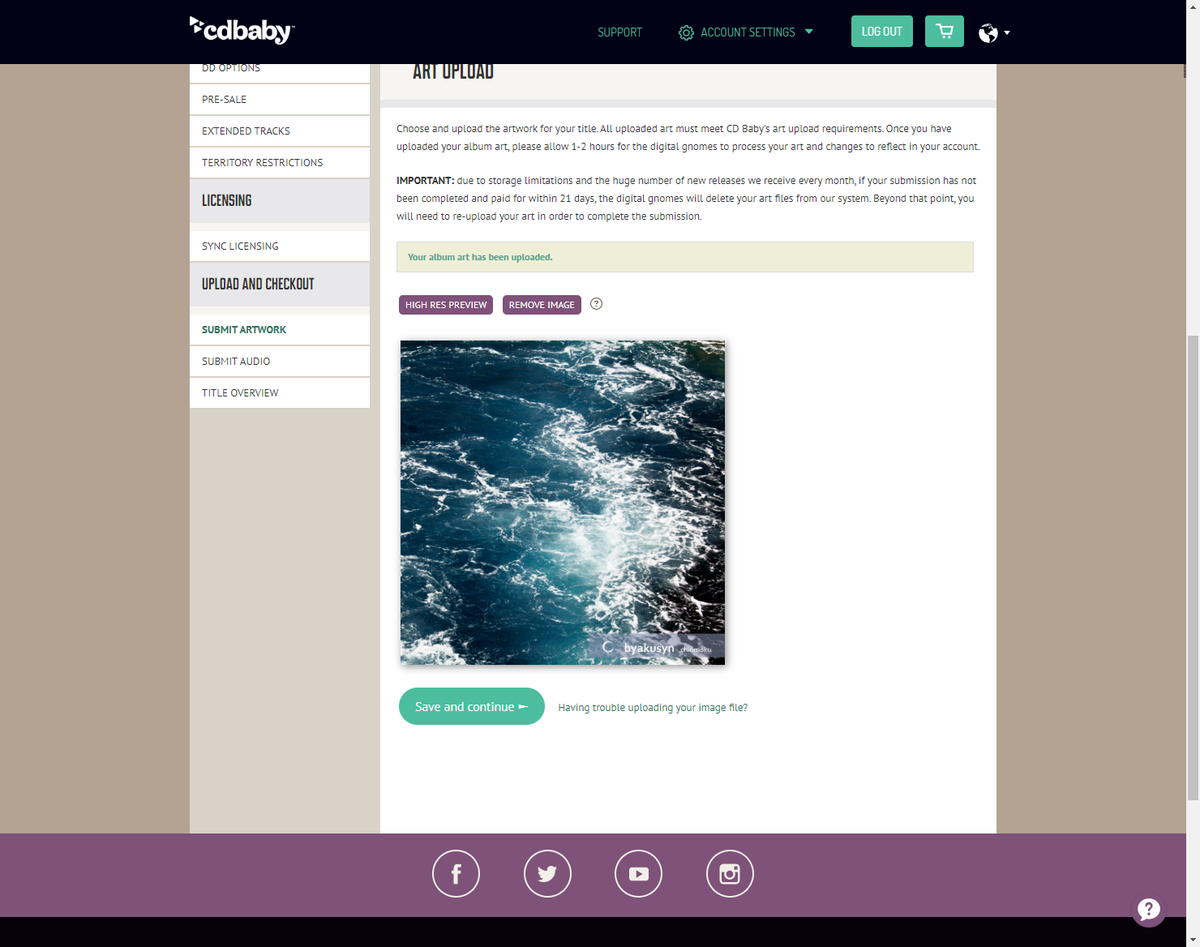 音楽配信にはCD Babyがよい理由と登録方法 - byakusynブ