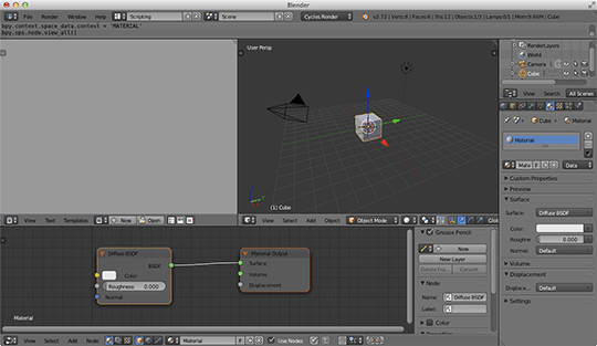 BlenderでOSLを使ってみる一歩一歩 - Pentanium Blog?