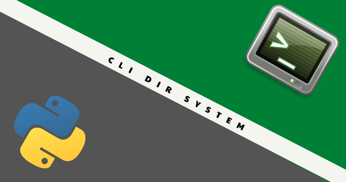 python3 で動くCLIディレクトリシステムの事例紹介 - cacapon’s diary