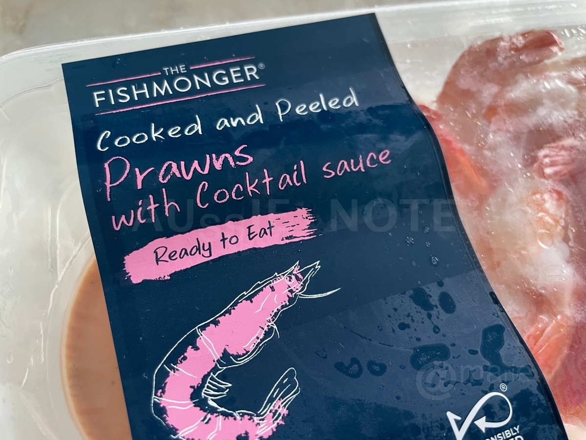 保存料不使用! The FISHMONGERはカクテルソース付きの便利なエビ【ALDI】 - ᴬᵘˢˢⁱᵉ ᴺᵒᵗᵉ - オーストラリア在住 ...