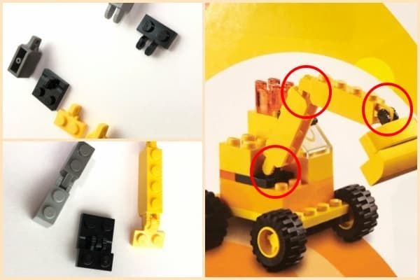 LEGO(レゴ)のパーツ、何に使うかわからない！特殊パーツの使用例 - 早生まれっ子のおうちで勉強対策