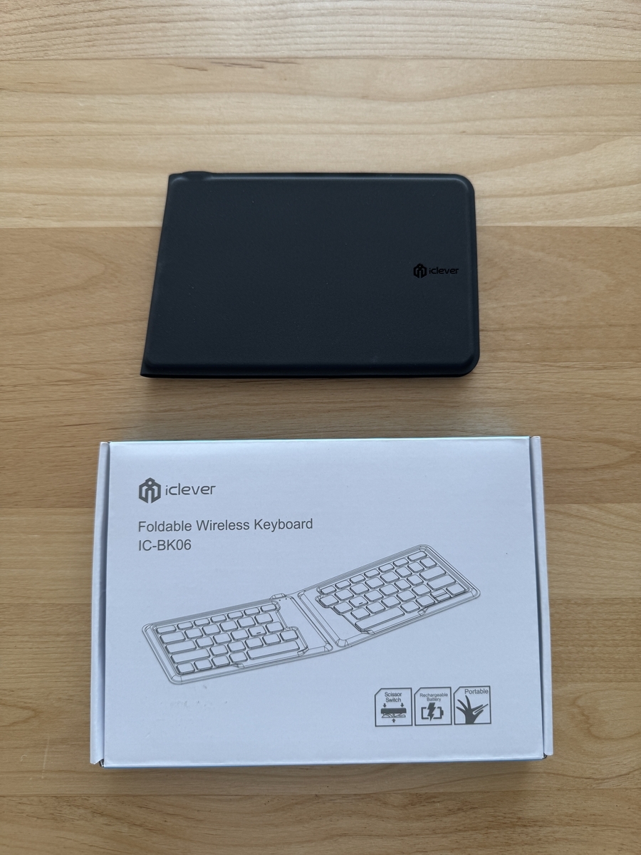【待望】折りたたみキーボードの定番iclever IC-BK06がType-C化されたので再購入した話【2025年2月1日追記あり】 - canalbirdの快適モノ・コト生活