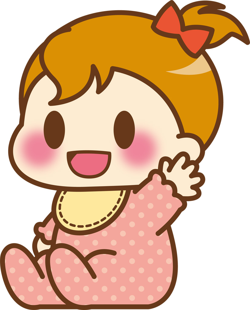 意味もなくばいばいと手を振る（生後8ヶ月） - 妻ママブログ