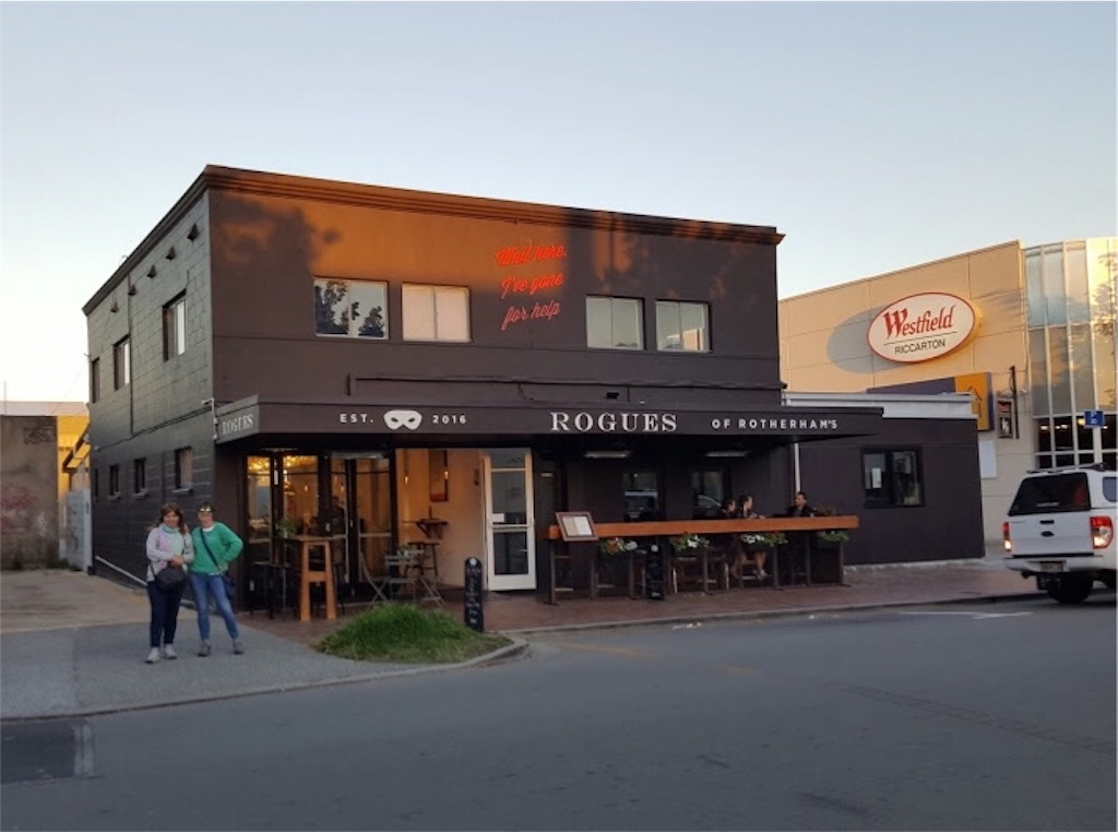 Rogues of rotherham in Christchurch - happy country! NewZealand