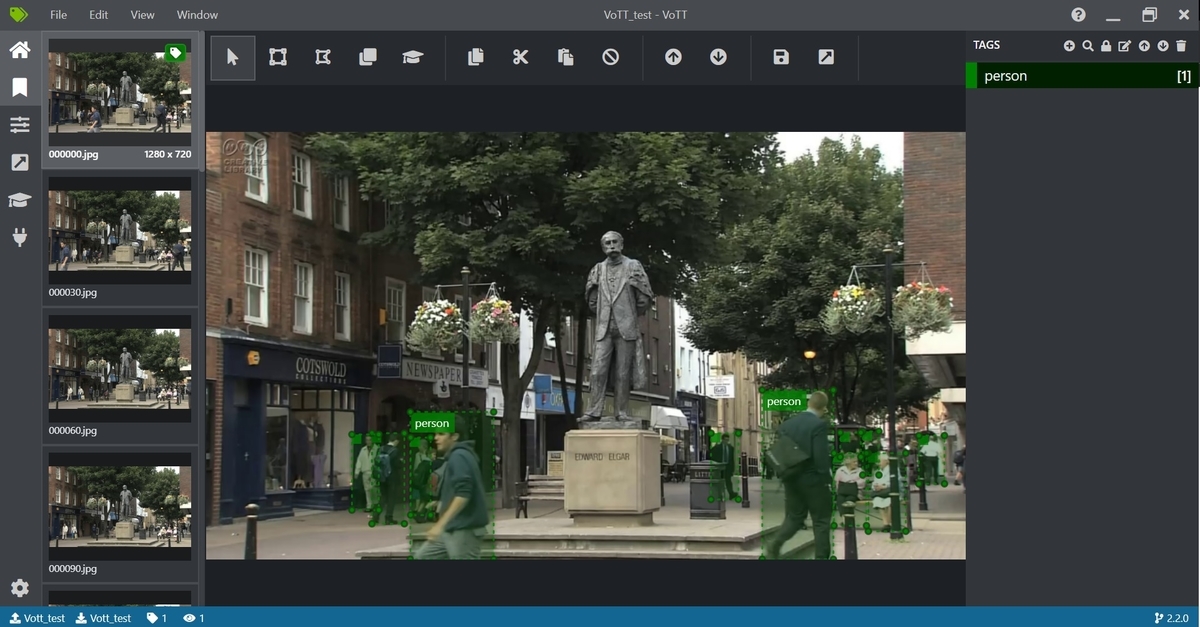【第3回】VOTTによるアノテーションデータの作成 - Pythonによるデータ分析・機械学習ブログ