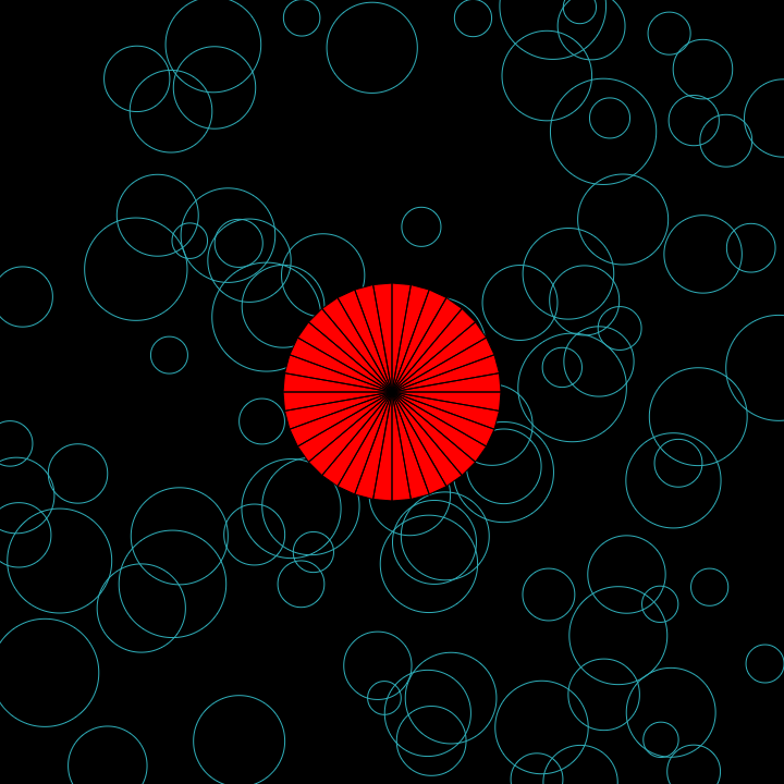 p5jsのbeginShape(TRIANGLE_FAN)を使う - ゆうは