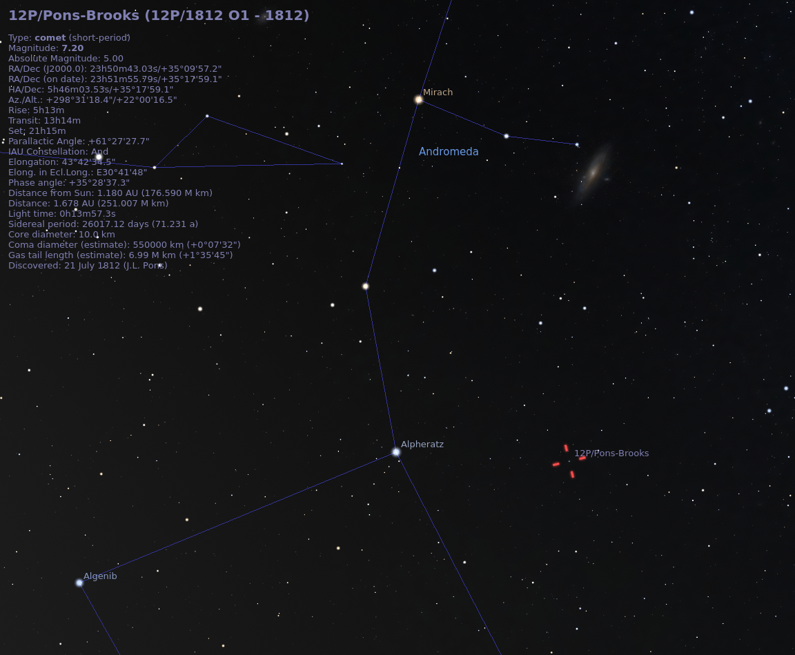 12P/Pons-Brooks彗星@神西親水公園 - 風来坊@真幸福知