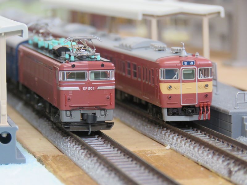 KATO485系・EF80＋旧客の試運転 - NEW CHIBA TRAIN NET