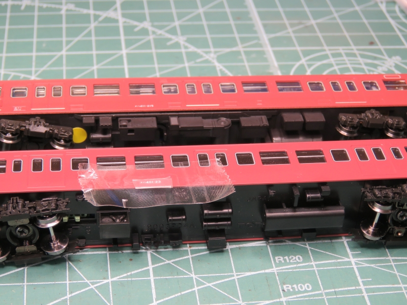TOMIX 国鉄401系 入線しました／とりあえず車番（インレタ）貼り付け - NEW CHIBA TRAIN NET