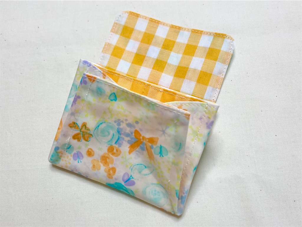 【ハンドメイド】スリムなミニ財布 - ちぃライフ