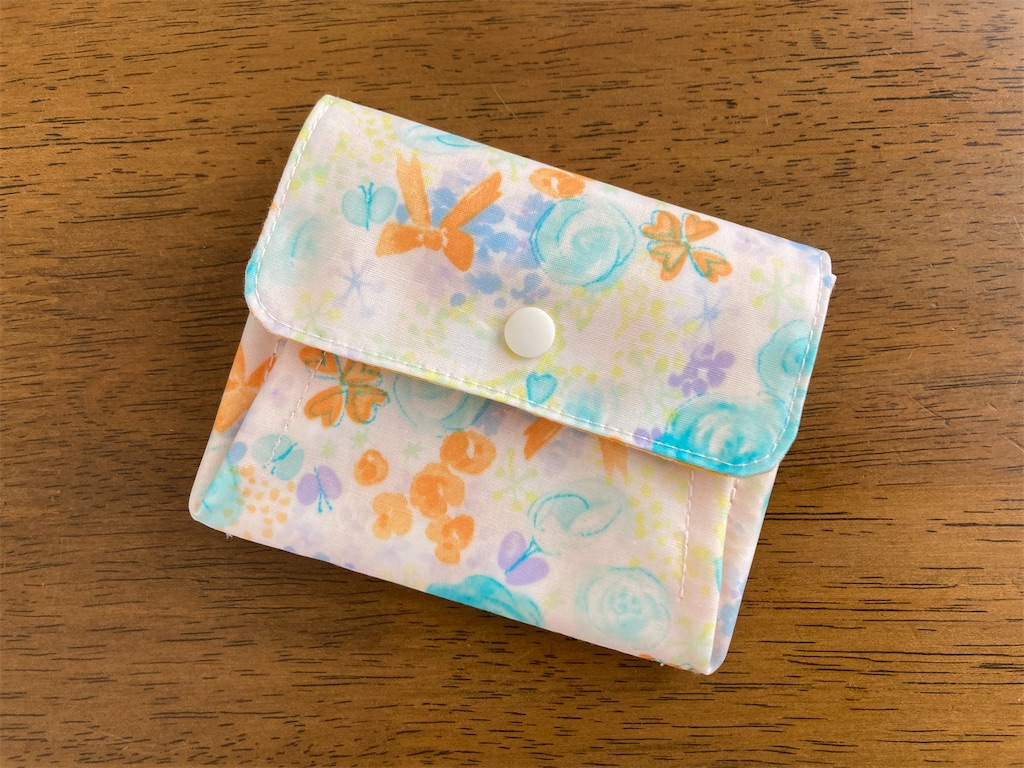 【ハンドメイド】スリムなミニ財布 - ちぃライフ