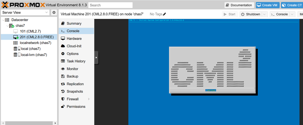 CML2 Free TierをProxmoxに構築してみた - Without haste, but without rest.