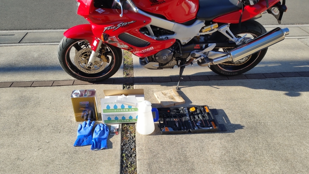 オイル交換からの〜 - VTR1000F→CBR650Fでどけーら行ってくる？