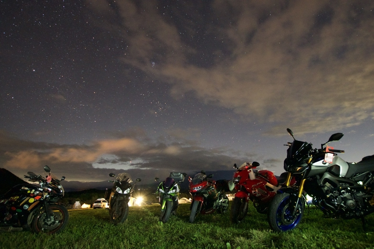 初キャンプツーリング！ - VTR1000F→CBR650Fでどけーら行ってくる？