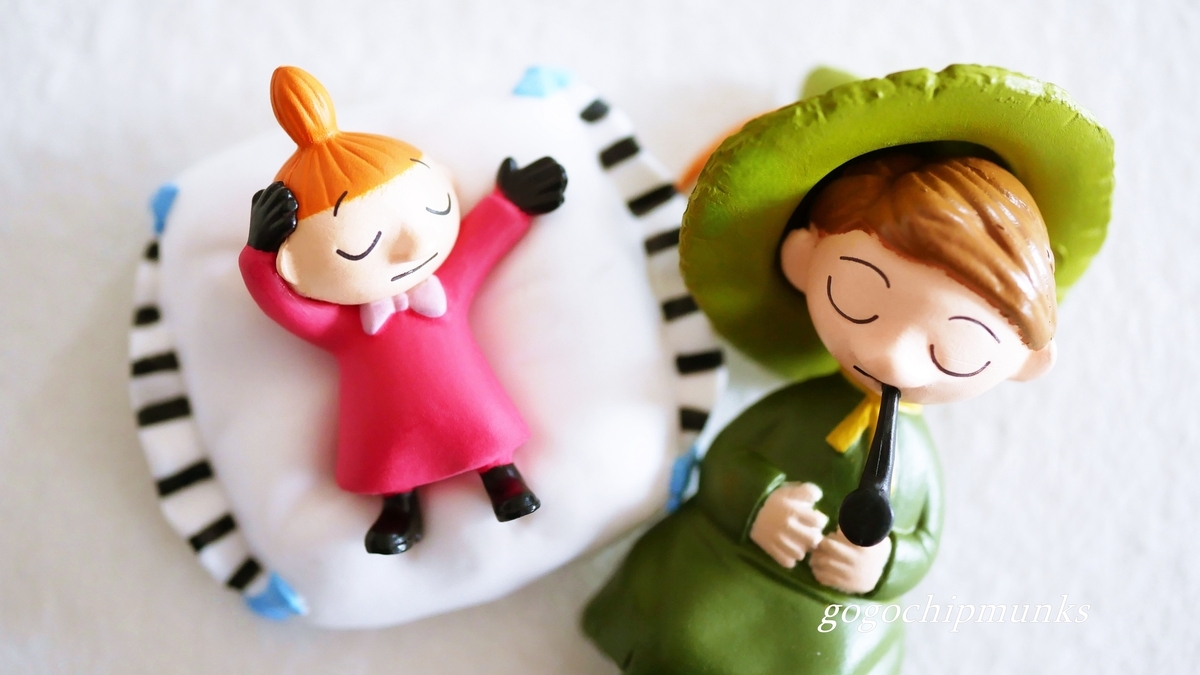 MOOMINすやすやおやすみマスコットが思った以上にかわいかった - ハグルのリーメントミニチュアブログ