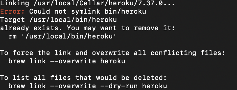 homebrew doctorでエラーが出た - Chiroru's Diary
