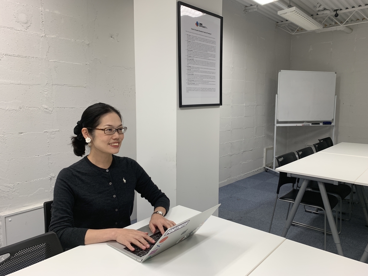 プログラミング初心者からのFoundations course 〜鈴木明子さん〜 (受講後インタビュー) - codechrysalis’s blog