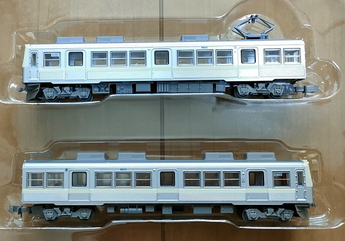 鉄道348 【北陸鉄道8000系】8802編成 鉄コレを走行化！ - 小江戸てつどう旅日記