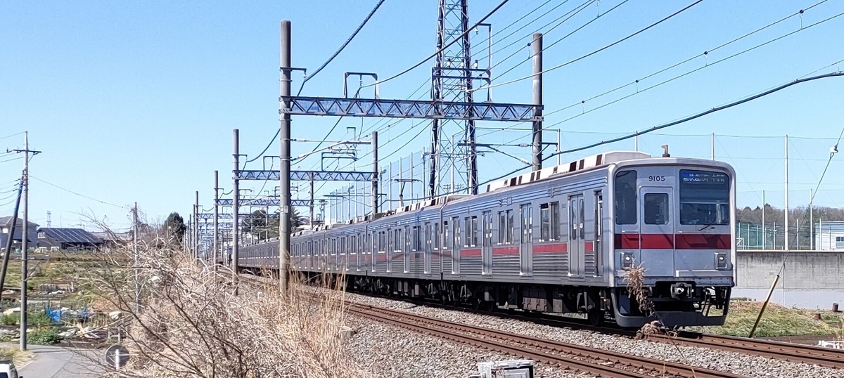 鉄道487 【東武9000系】が通過するだけの動画 - 小江戸てつどう旅日記