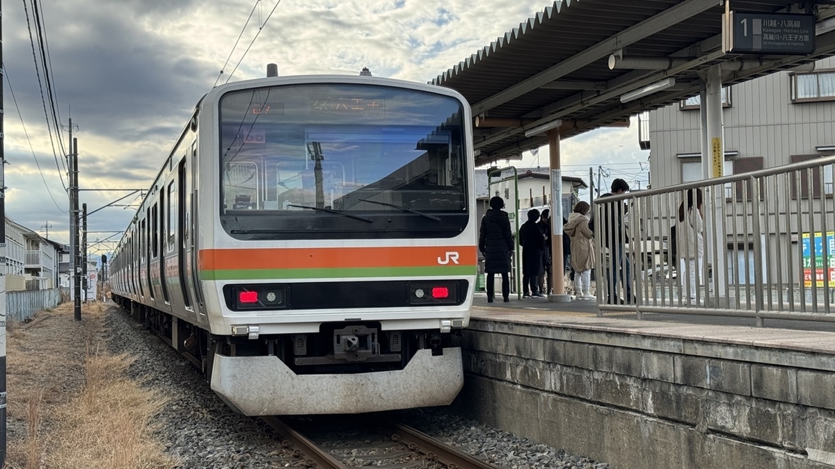 川越線の209系500番台 - 小江戸てつどう旅日記