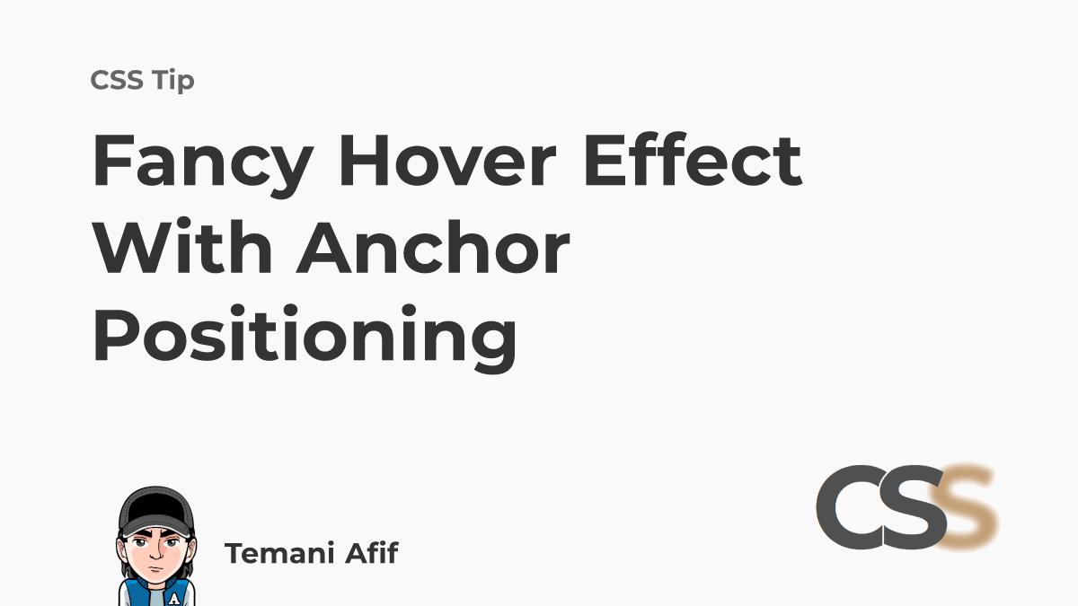 CSSだけで動く！CSS Anchor Positioningを利用したナビゲーションエフェクト - コハム