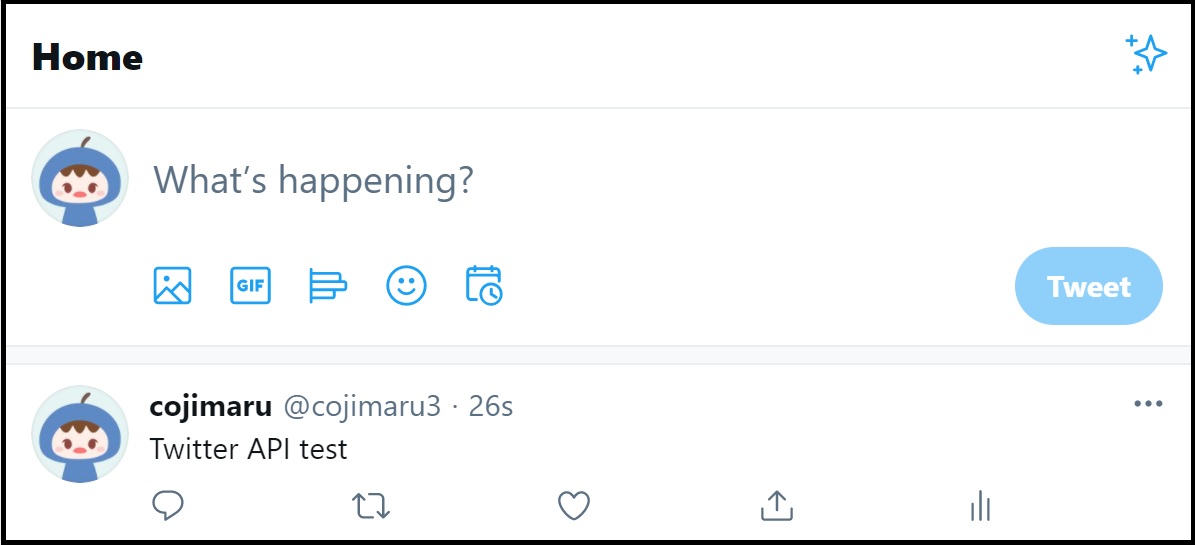 pythonでTwitter APIを使ってみた - cojimaru BLOG
