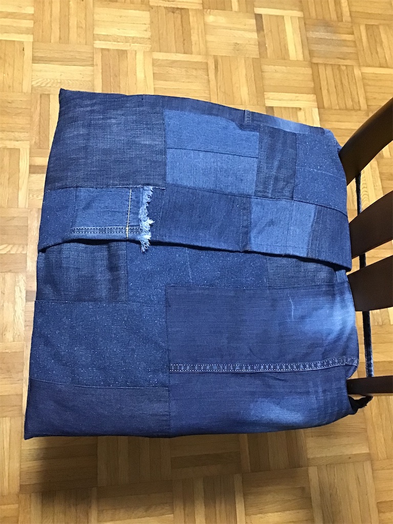 デニムお直し。ハギレを繋いで。 - mimoza note