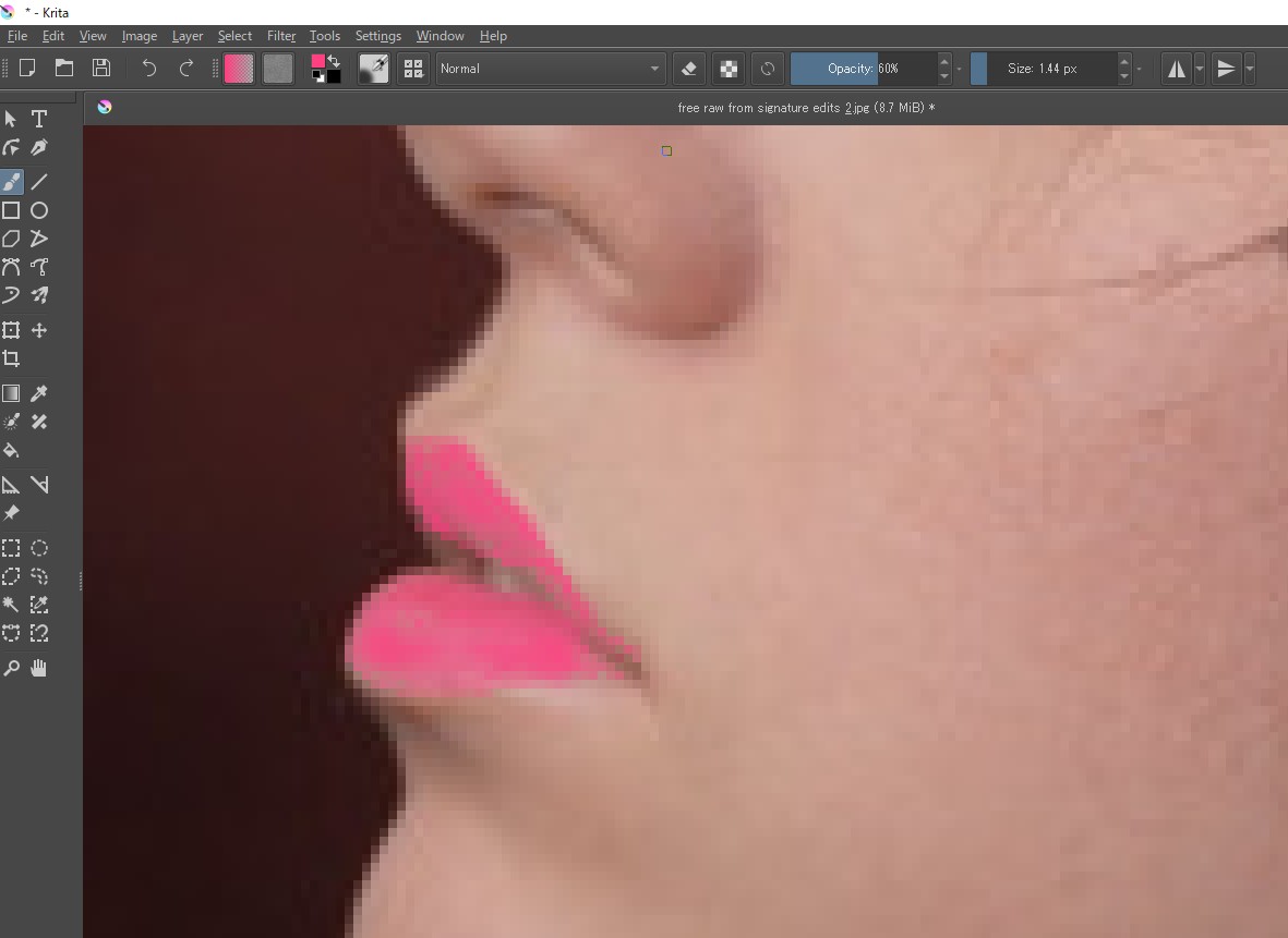 darktableでポートレートを写す（5）Krita編 - computer_philosopher’s diary