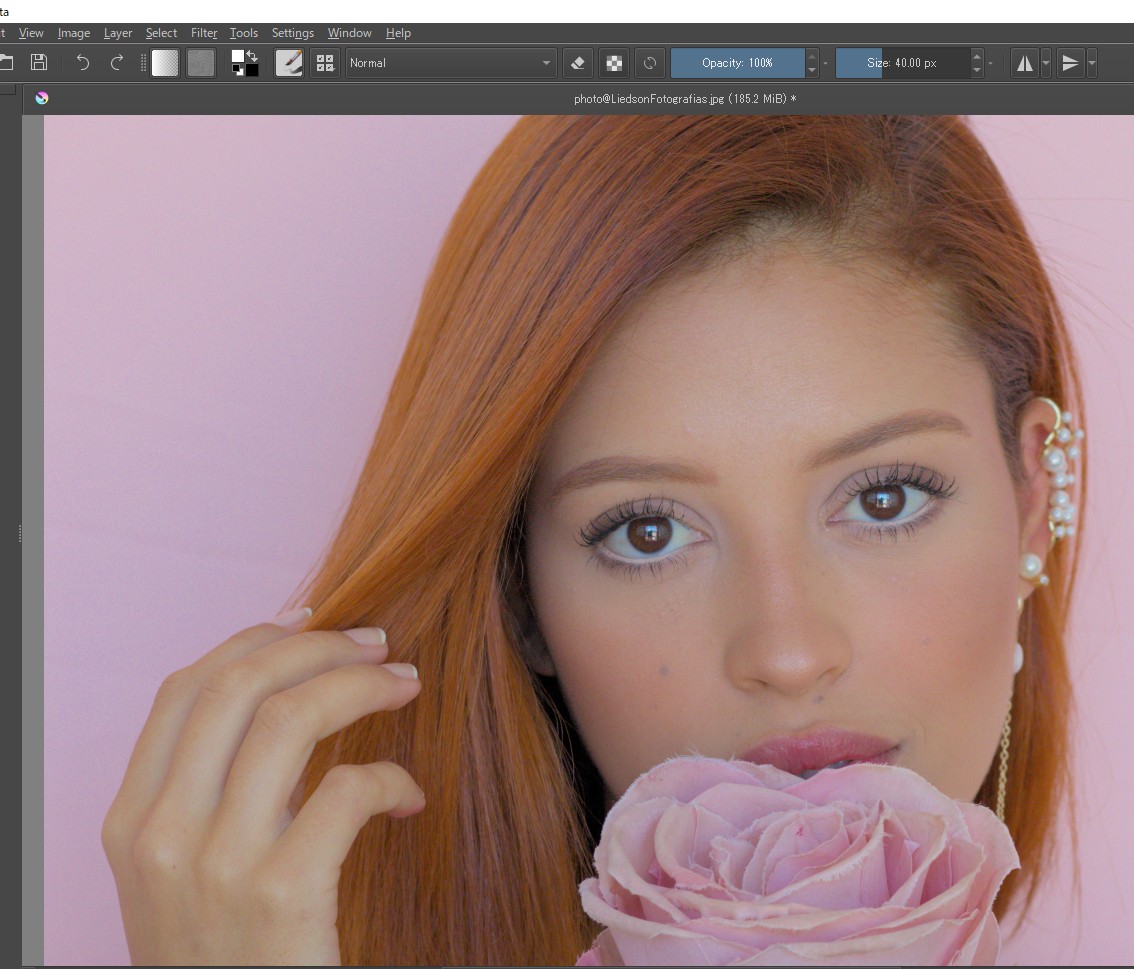 darktableでポートレートを写す（6）Krita編 - computer_philosopher’s diary