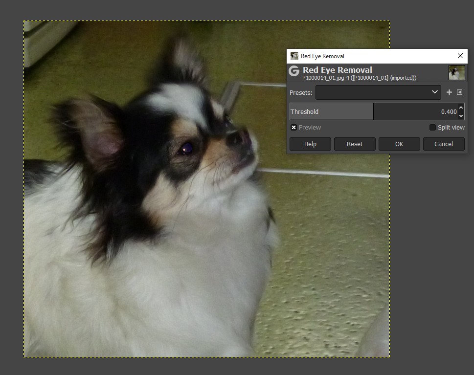 darktableとGimp～赤目をめぐって - computer_philosopher’s diary