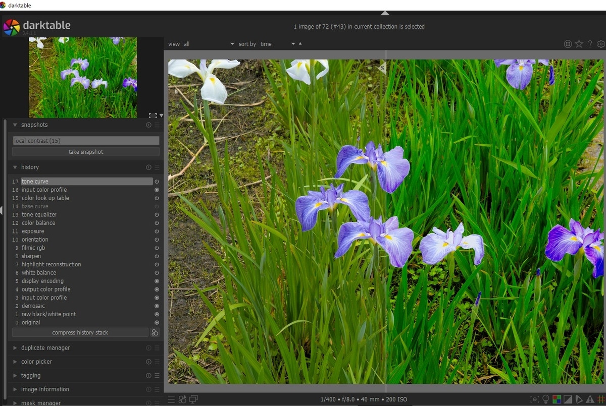 darktableのプリセットとスタイルファイル（4） - computer_philosopher’s diary
