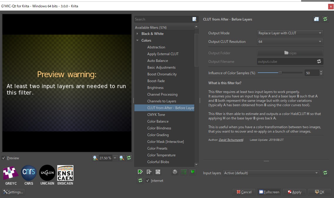G'MICで、LUTファイルをつくる - computer_philosopher’s diary