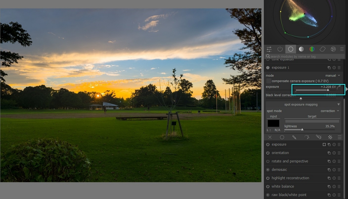 darktableでできること（2） - computer_philosopher’s diary