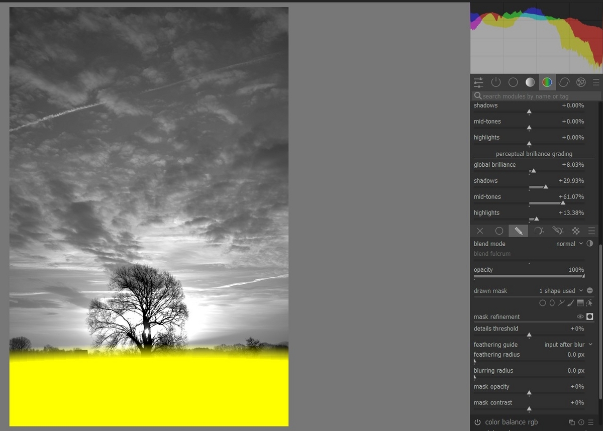 darktableとLRの比較（4）カラーバランスRGB - computer_philosopher’s diary