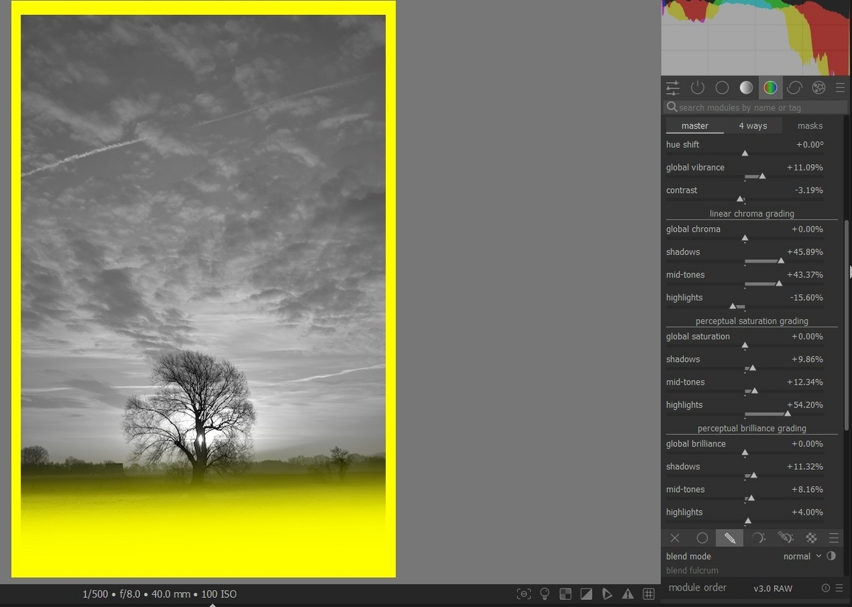 darktableとLRの比較（4）カラーバランスRGB - computer_philosopher’s diary