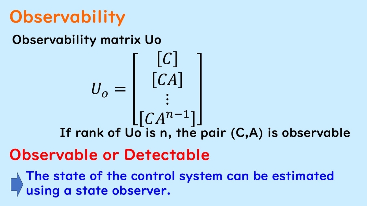 Controllability and Observability of Systems - 制御工学ブログ