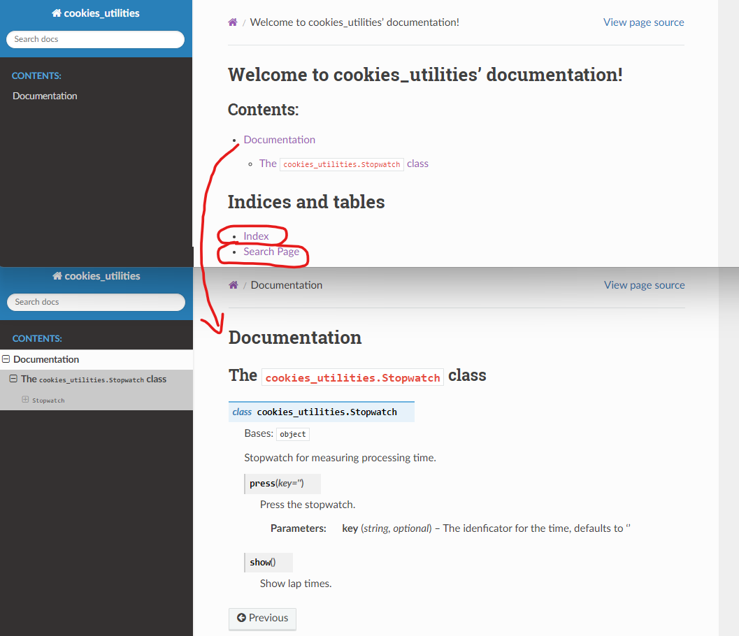 雑記： 自分のパッケージに Sphinx + Read the Docs によるドキュメントを用意する - クッキーの日記