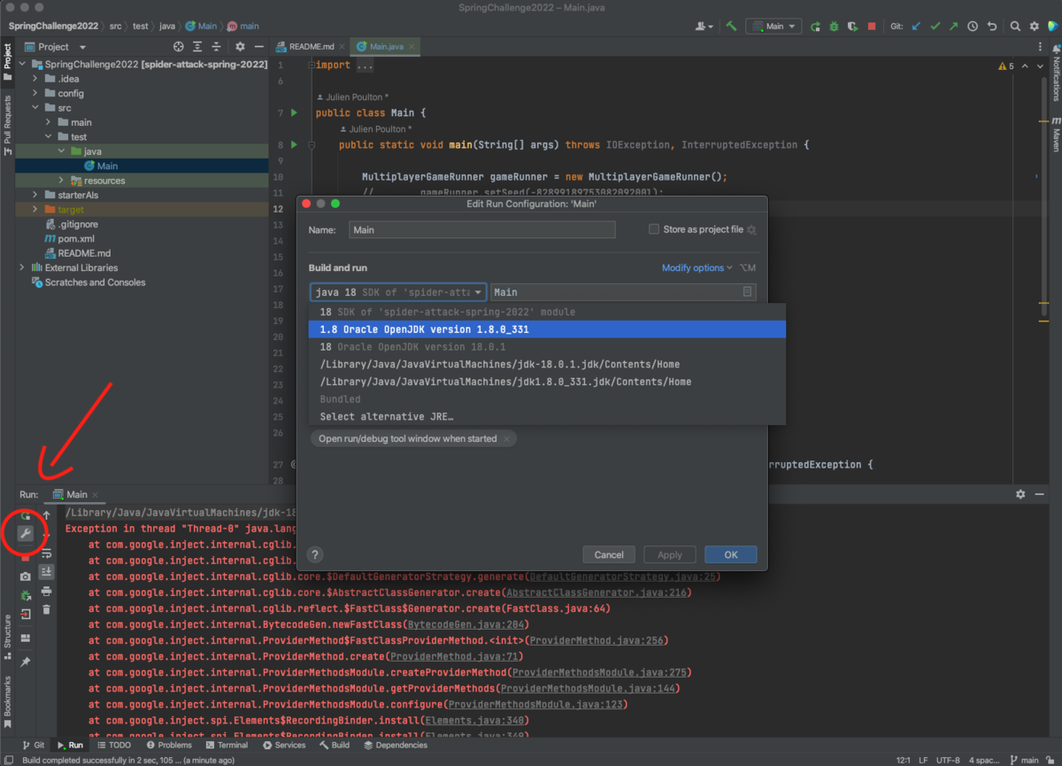 codingame:Spring Challenge 2022 ローカル対戦のための環境構築 - ながめも