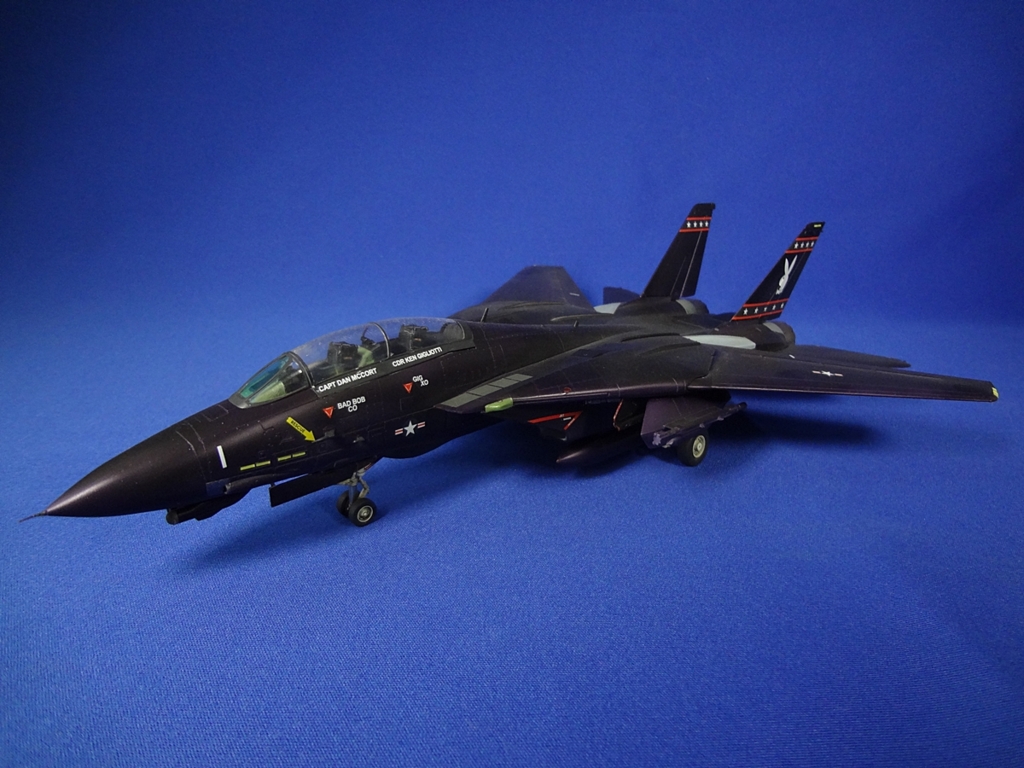 1/72 Scale F-14D Vandy one "Black Bunny" 制作完成 - digital conception