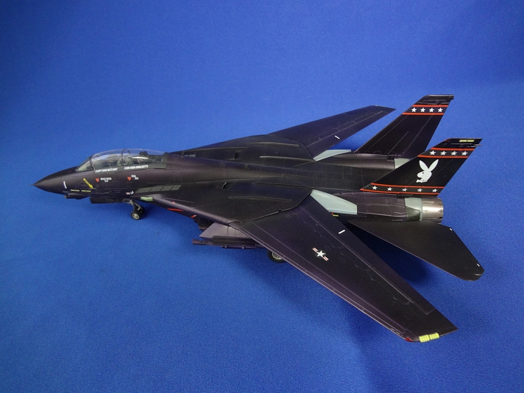 1/72 Scale F-14D Vandy one "Black Bunny" 制作完成 - digital conception