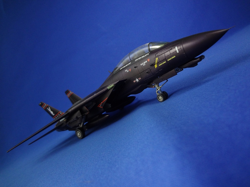 1/72 Scale F-14D Vandy one "Black Bunny" 制作完成 - digital conception