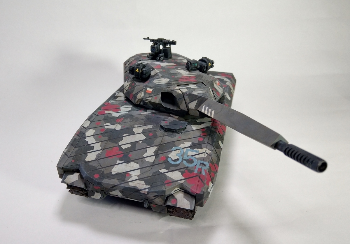 Tacom 1/35 PL-01 制作完成 tank modeling and paint - digital conception