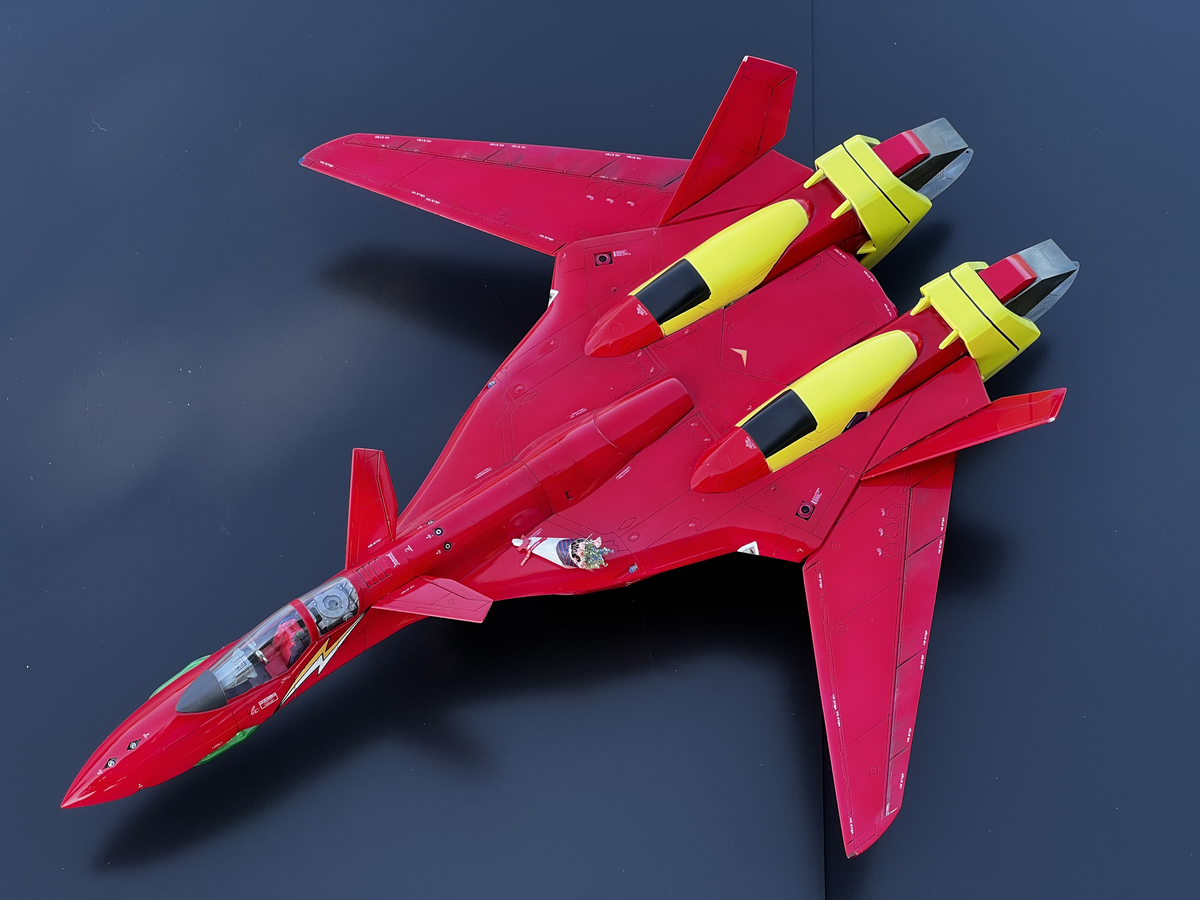 1/48 ハセガワ VF-19改 ファイヤーバルキリー 制作完成 VF-19 custom paint and build - digital ...