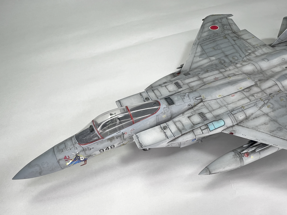 1/72 F15Jミスティックイーグル製作完成 JASDF 204th Tactical Fighter Squadron paint and build - digital conception