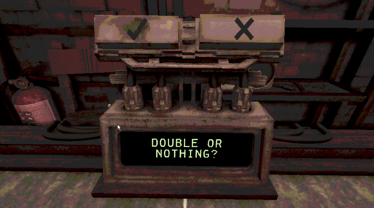 狂気の運試し『Buckshot Roulette』-DOUBLE OR NOTHING- - Cou氏の徒然日記