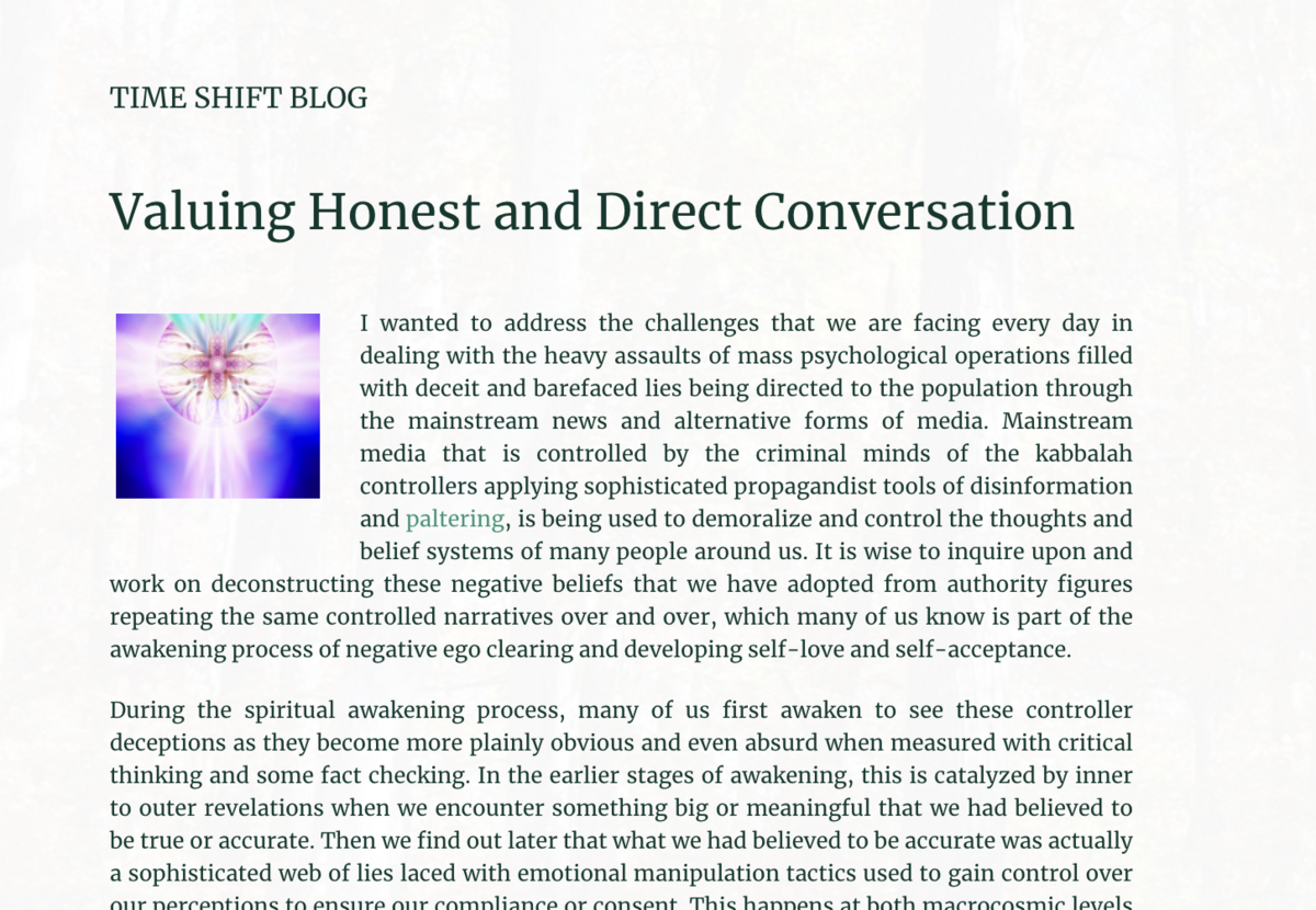 【機械翻訳】"Valuing Honest and Direct Conversation" 正直で直接的な会話を大切に - 生かすノート
